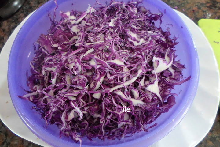 Pickle de repollo colorado o Lombarda agridulce - La cocina de ile