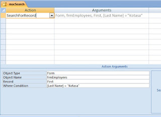 Search for Record Macro Action Access2007 ~ LEARN MS-ACCESS TIPS AND TRICKS