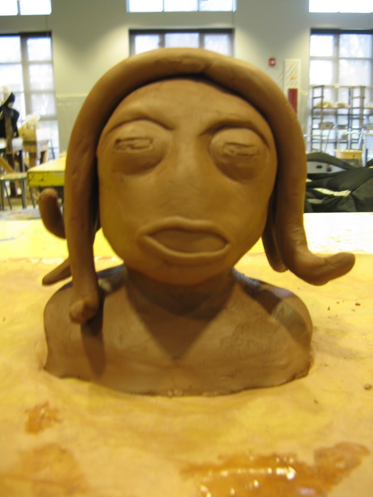 IMM 370: Clay head model