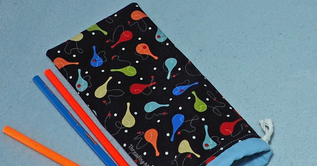 Threading My Way: Easy Sew Pencil Case ~ Tutorial ~ No Zipper Needed