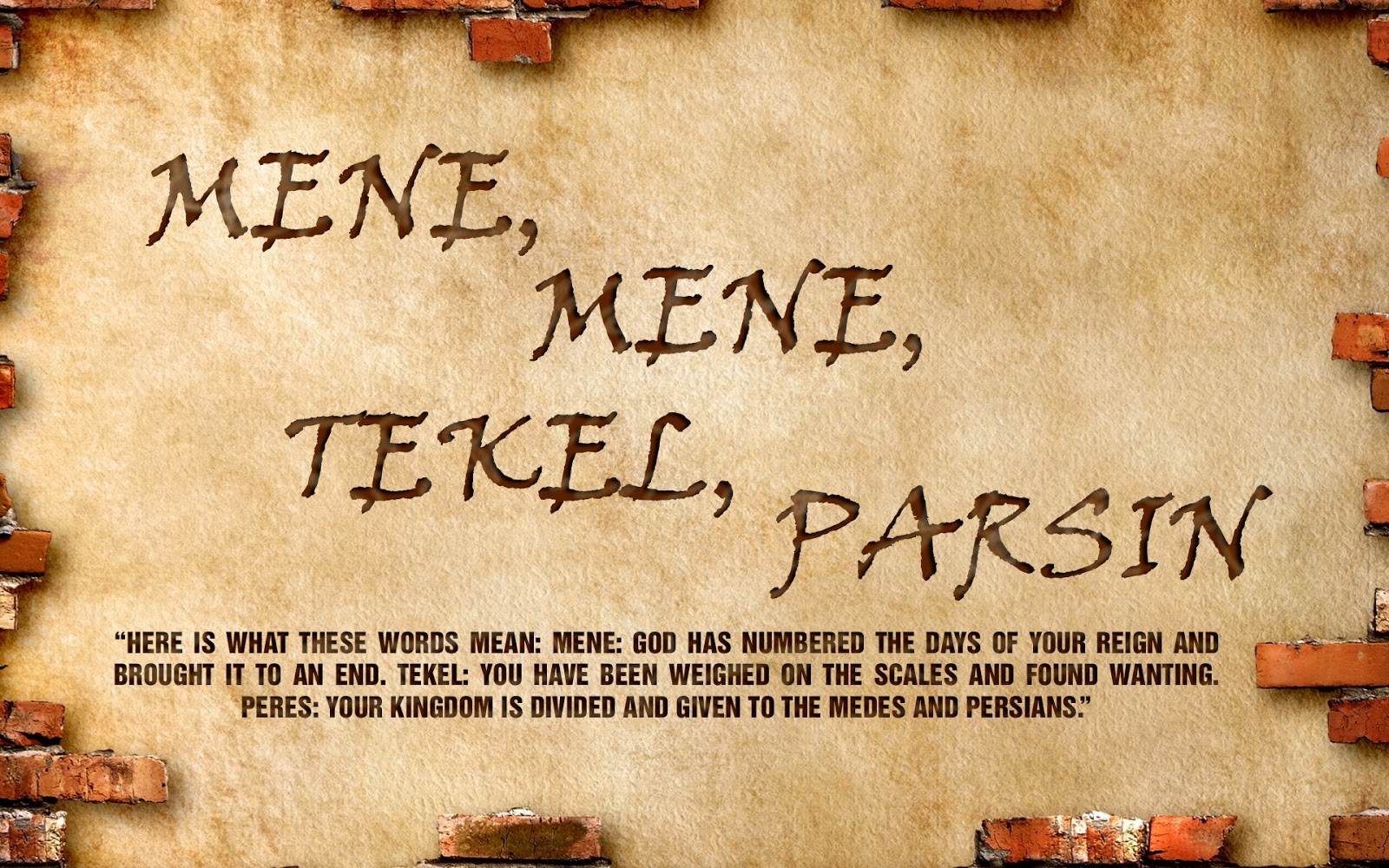 Daniel 5: G'ds oordeel over belsazar