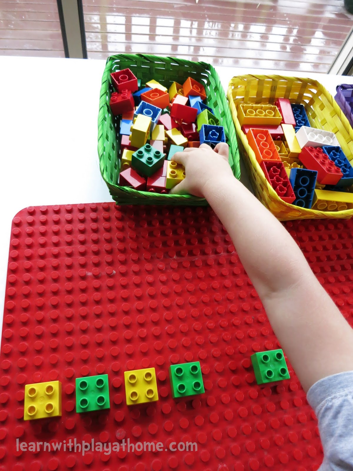 Learn with Play at Home: Learning Patterns with Lego