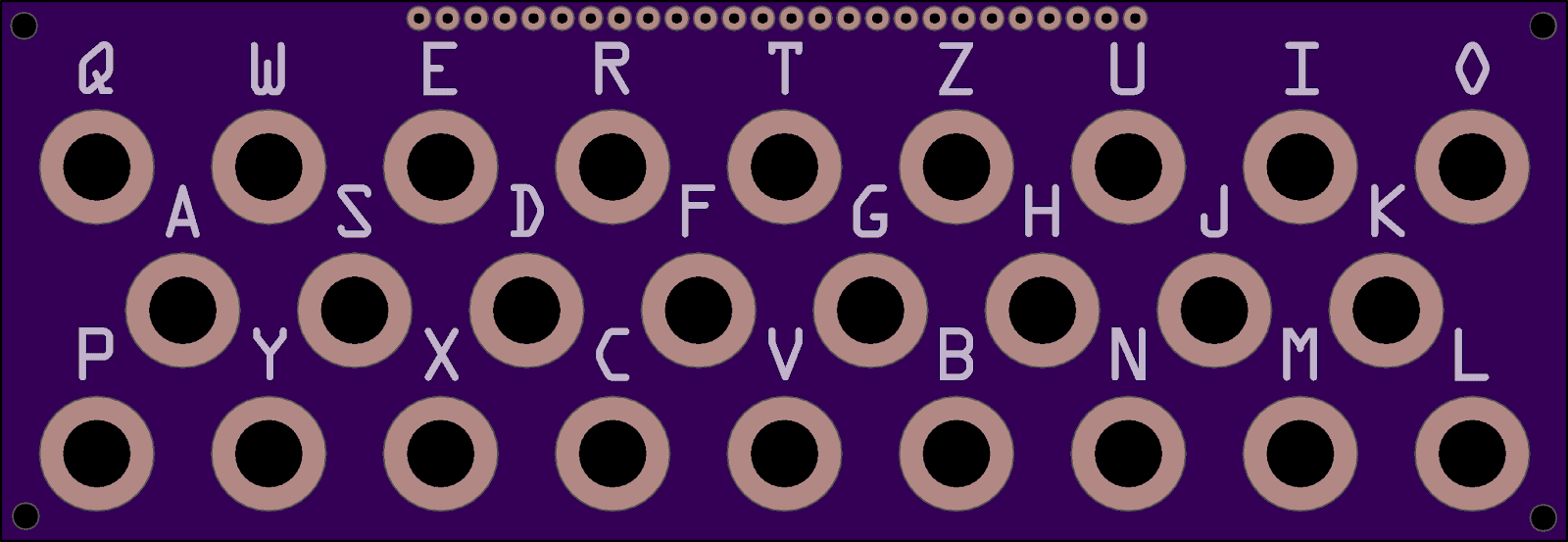 Arduino Enigma Machine Simulator : Enigma Simulator Fully Routed.