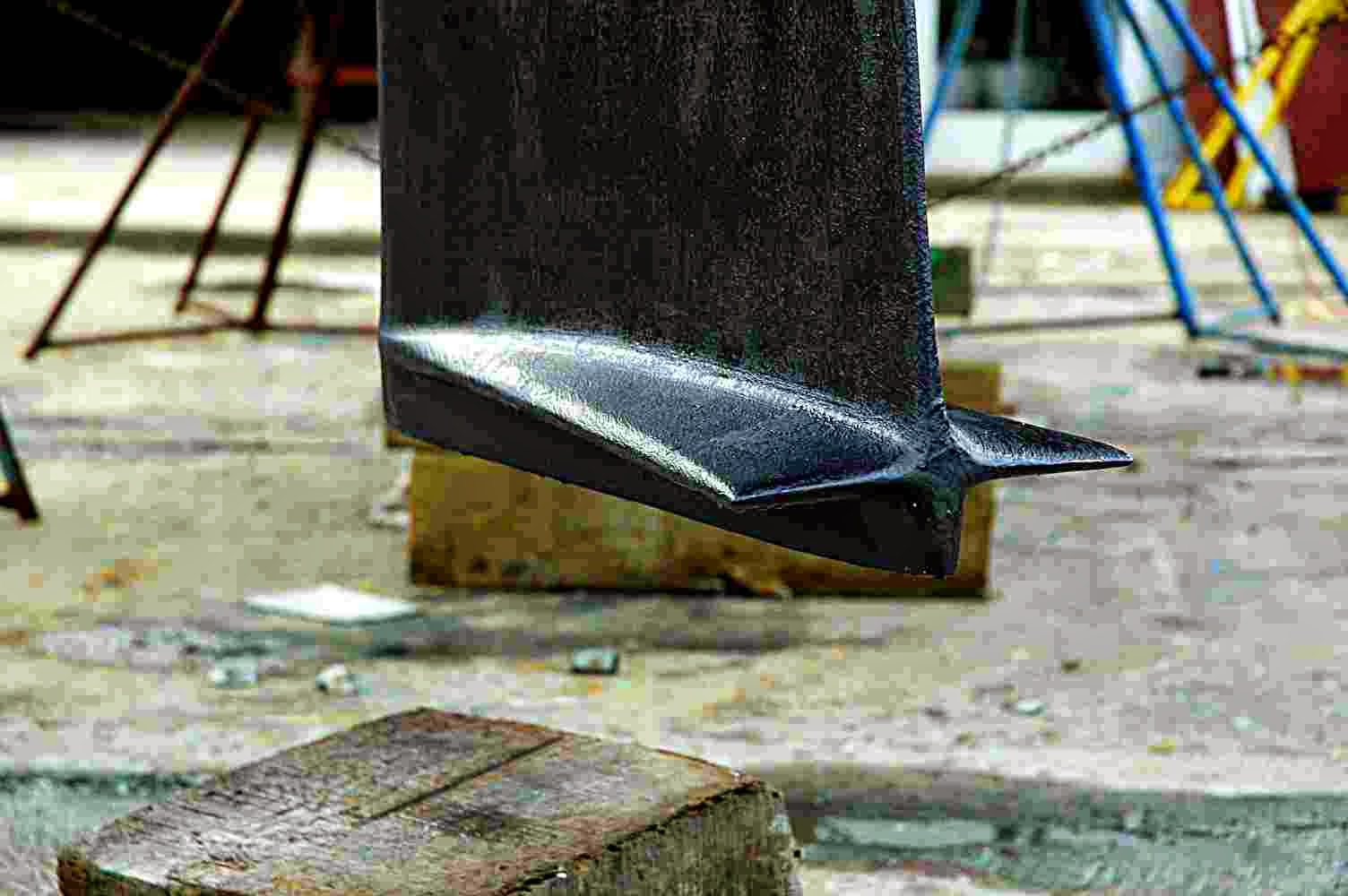 SV Pilgrim: Round Two of Templates for Morgan 382 Rudder Modifications