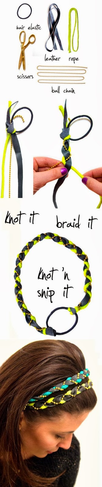 My DIY Projects: DIY Quick & Easy Braided Headband
