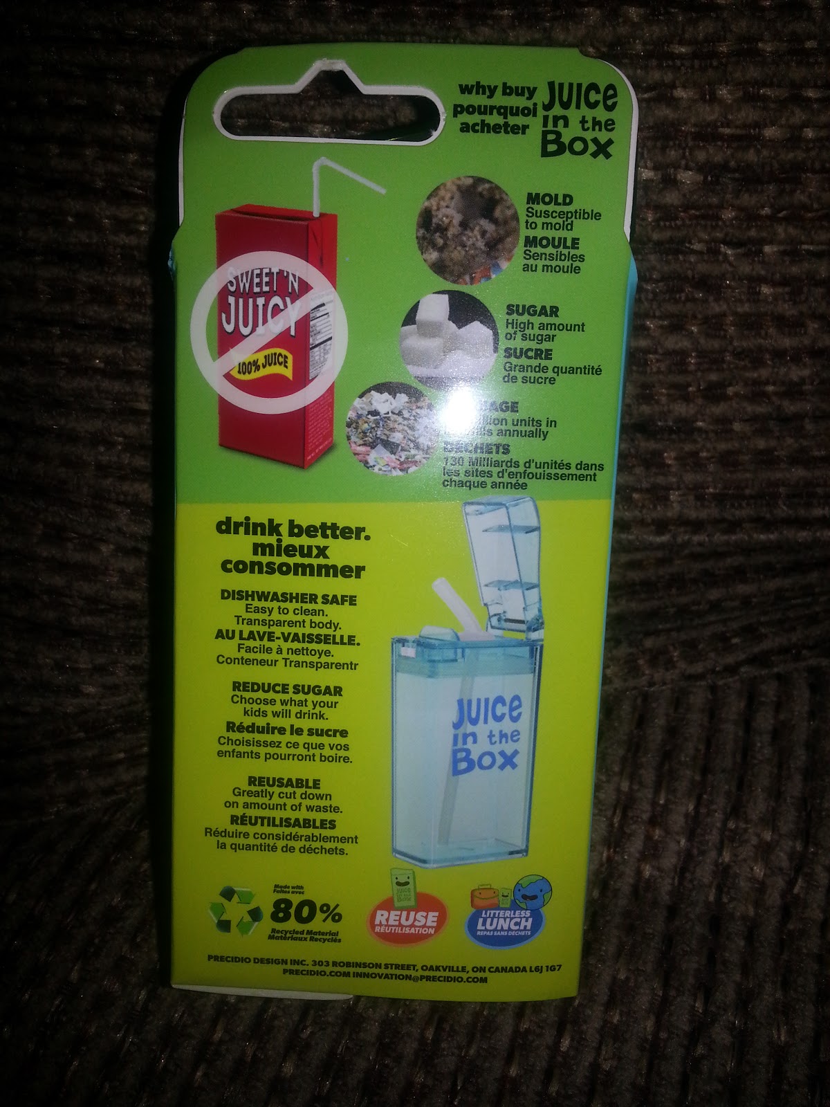 Take a Sip with Juice in the Box- Reusable Juice Boxes! #BacktoSchool # ...