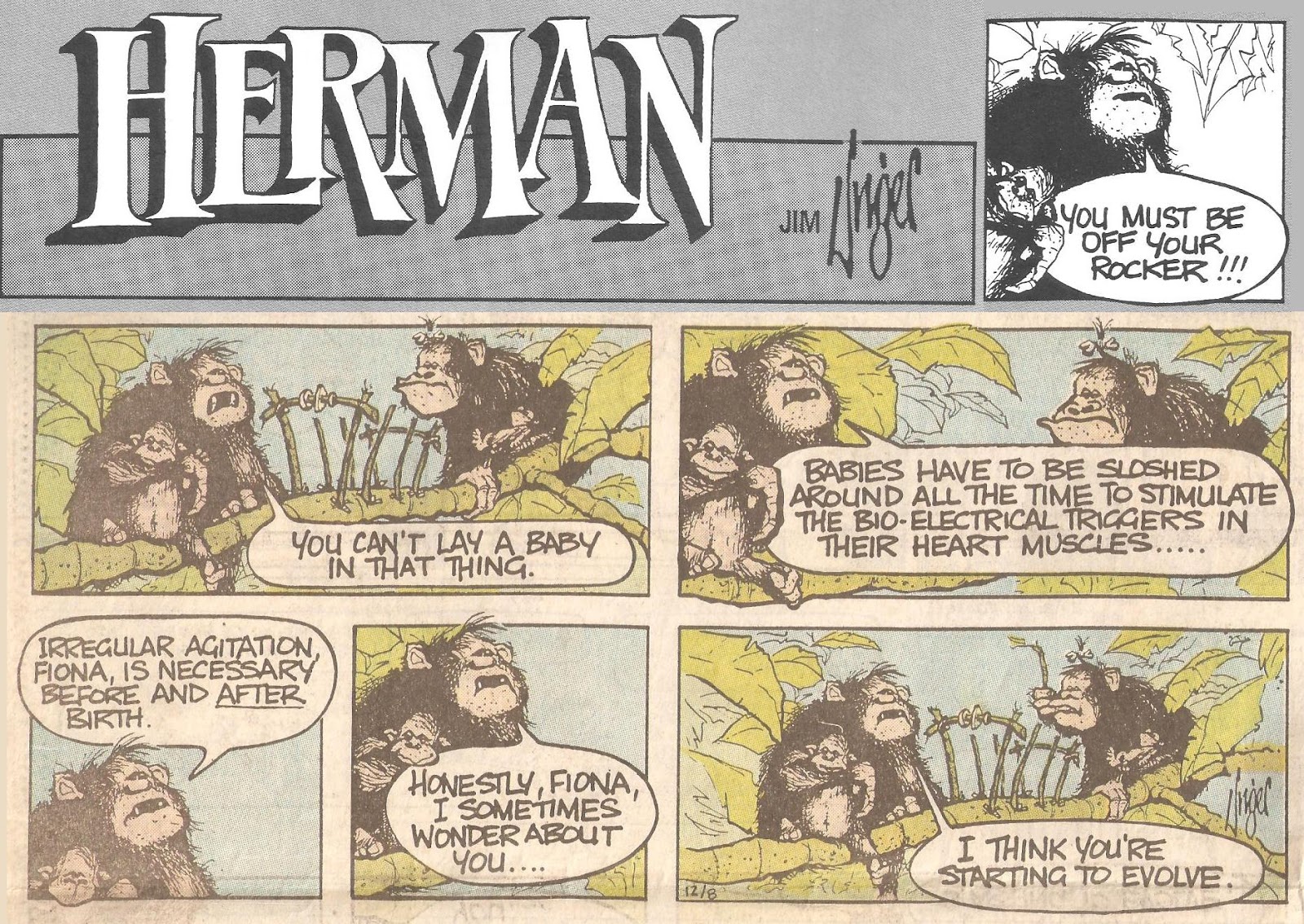 Sunday Comics Debt: Herman's Last Week
