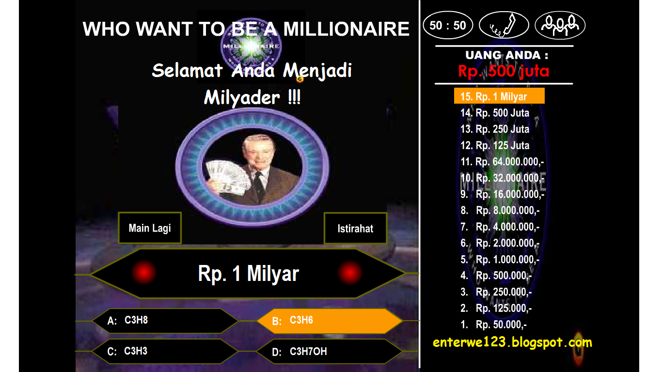 Who Wants to be Milioner Indonesia (For PC)
