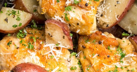 M.A. Church: Finicky Friday - Slow-Cooker Garlic-Parmesan Chicken