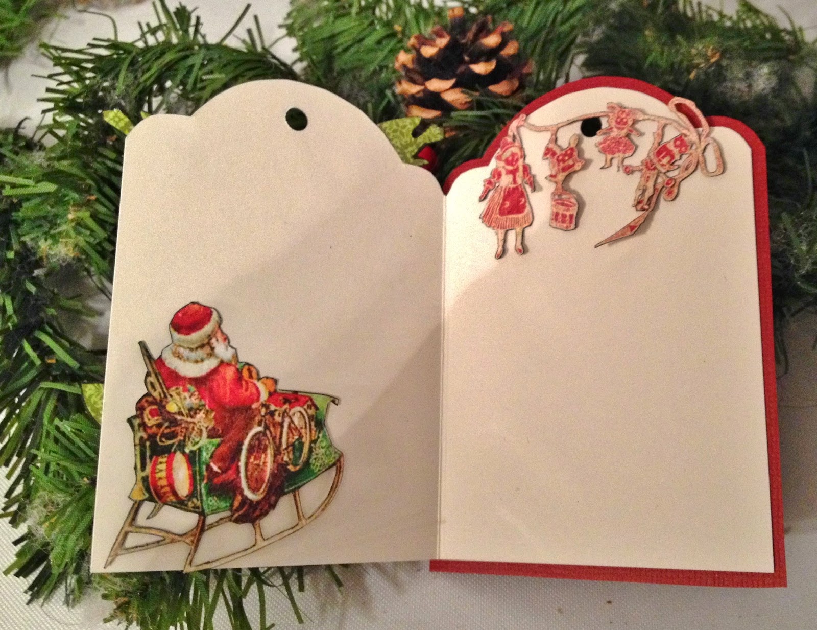 How to make easy and fun Christmas to - from label tags | annes ...