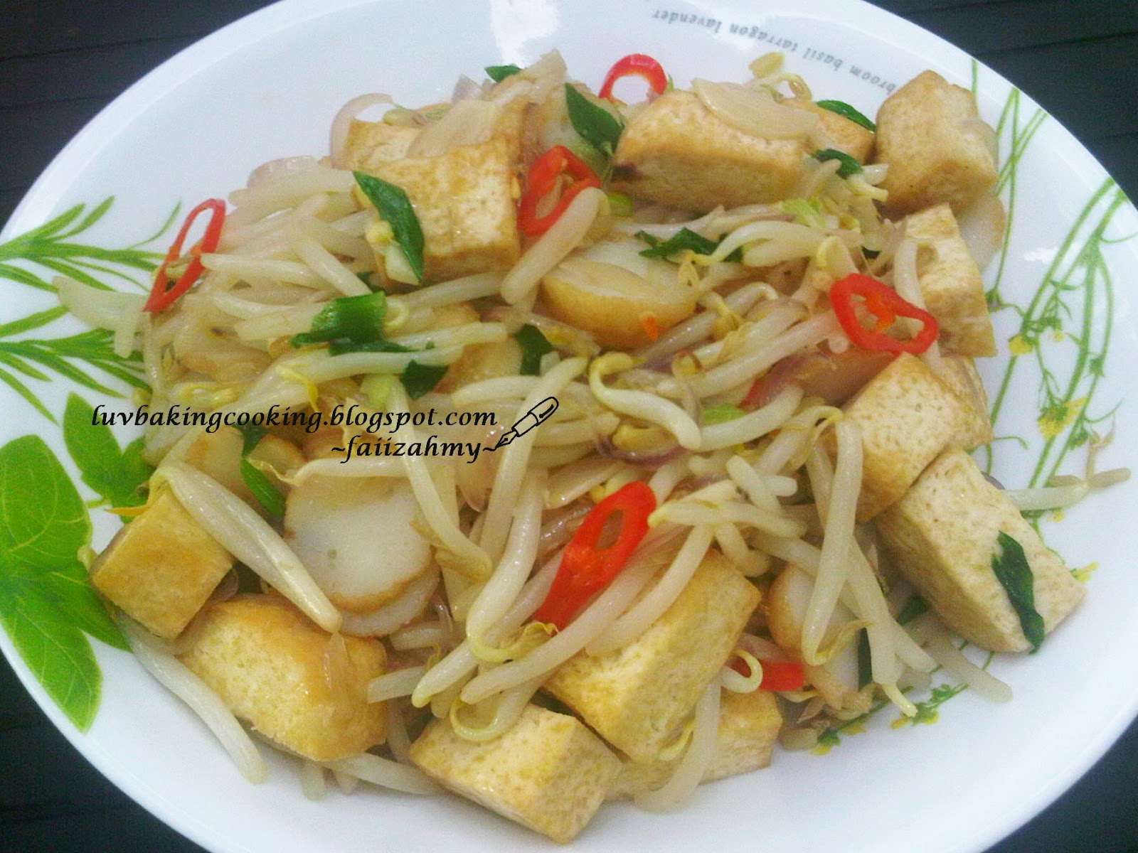 luvbakingcooking: taugeh goreng tauhu