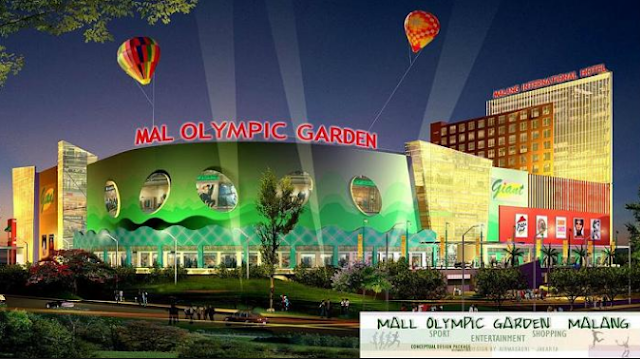 Cara Pesan dan Naik Gojek Grab di MOG, Mall Olympic Garden Malang yang Aman