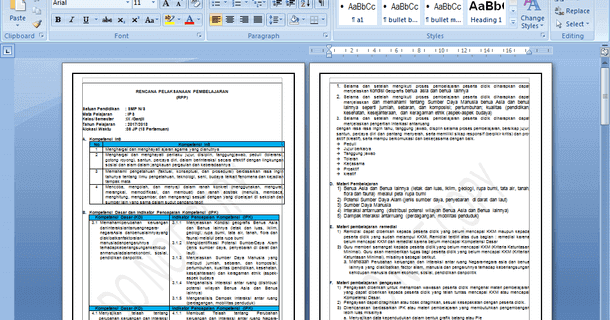 Contoh RPP IPS K13 Kelas 9 SMP Revisi 2019-2020 dengan Penguatan ...