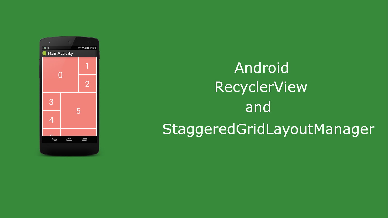 Android Recyclerview And Staggeredgridlayoutmanager With Picasso Glide