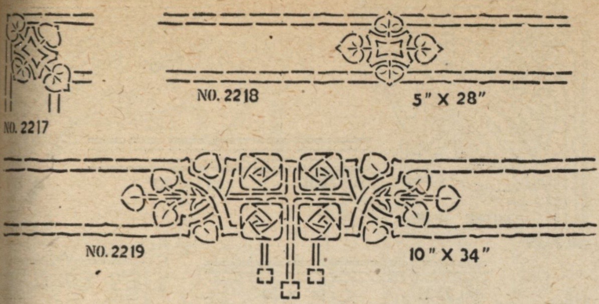 Laurelhurst Craftsman Bungalow: Reproduction Stencils