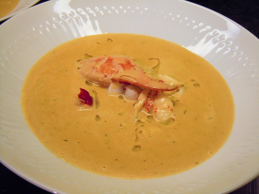 Nyårsaftonens förrätt - Hummersoppa