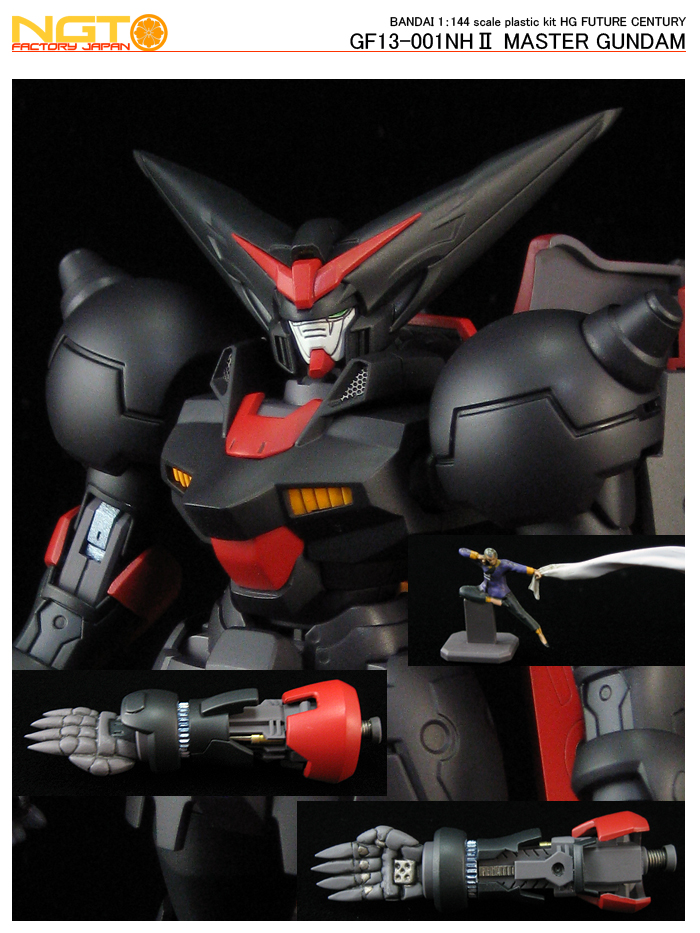 GUNDAM GUY: HGFC 1/144 Master Gundam & Fuuunsaiki - Customized Build