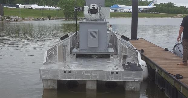 War News Updates: U.S. Navy Unveils An Unmanned Boat With A 50-Caliber ...