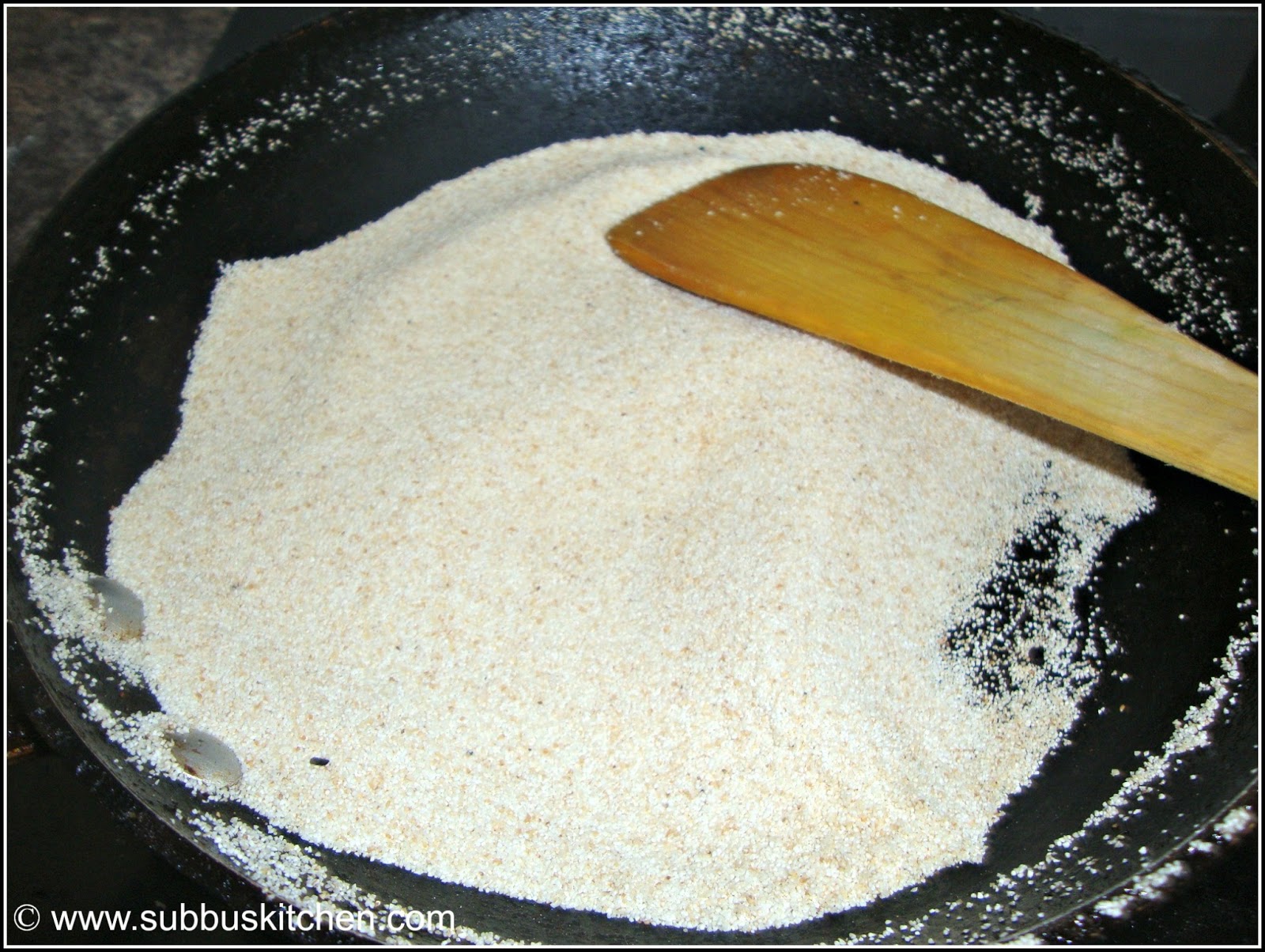 Rava Upma | Uppuma - Subbus Kitchen