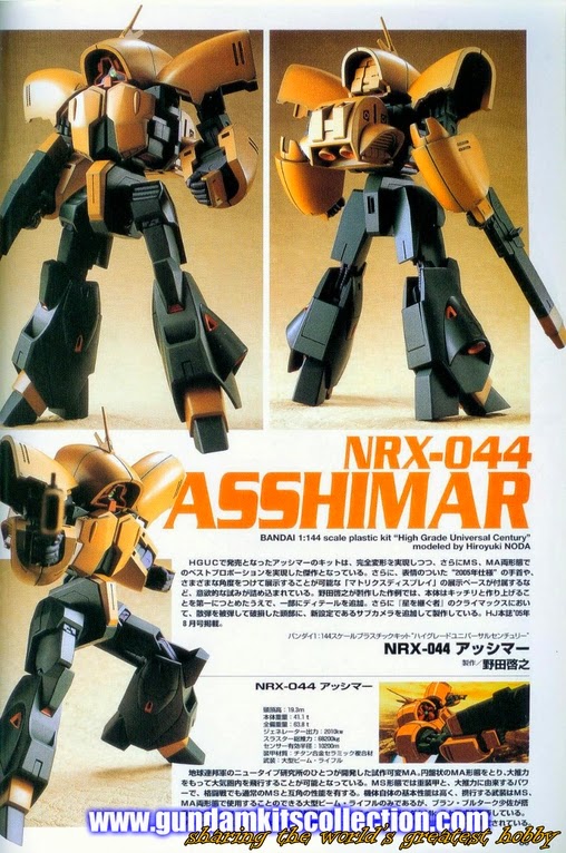 1/100 NRX-044 Asshimar - Scratch Build