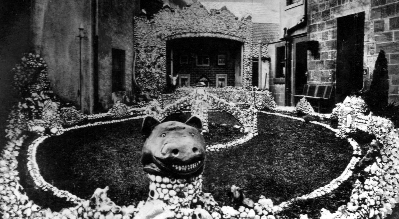 Tour Scotland: Old Photographs Shell House Garden And Bus Leven Fife ...