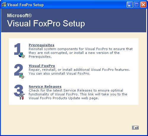 Tips de Programación: Visual FoxPro 9.0 - Instalación Visual FoxPro 9.0