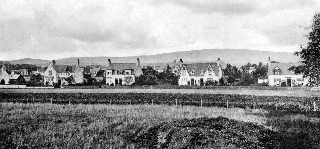 Tour Scotland: Old Photograph Beechcroft Terrace Insch Scotland
