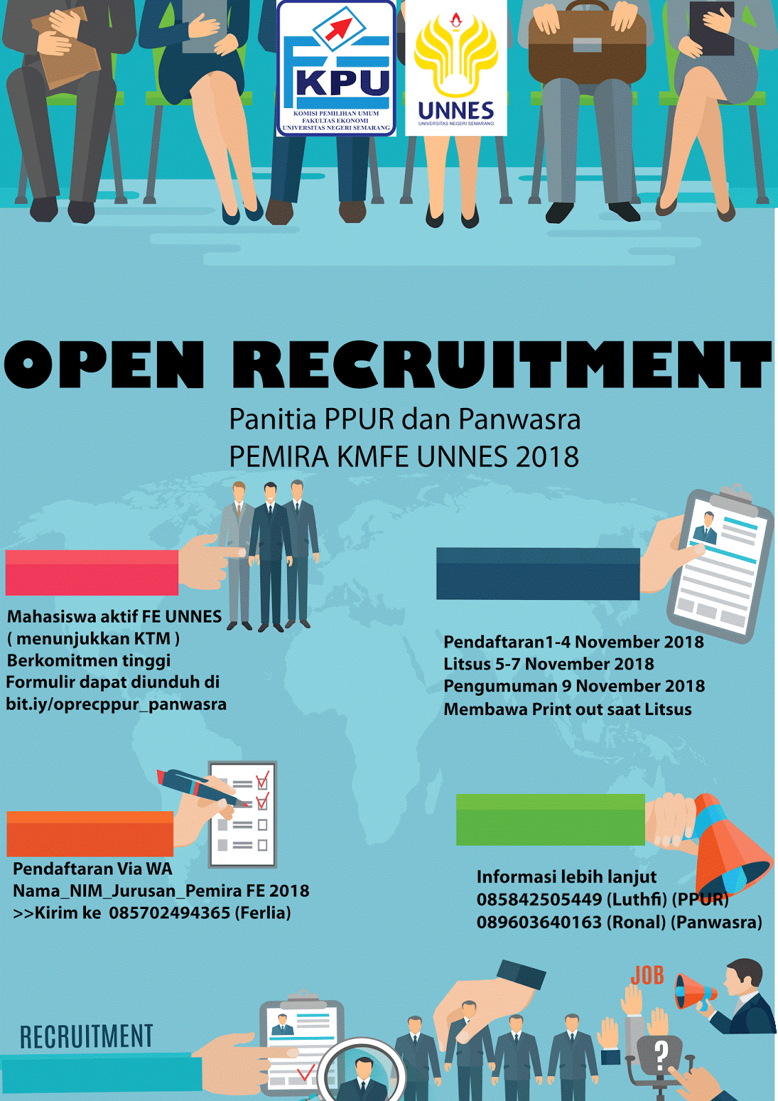 KPUR KMFE UNNES 2018: OPEN RECRUITMENT PANITIA PPUR & PANWASRA PEMIRA ...