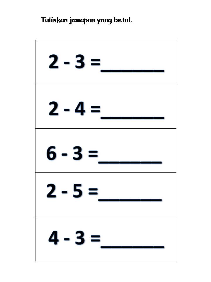 Lembaran Kerja: OPERASI TOLAK DALAM LINGKUGAN 10