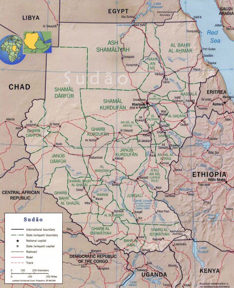 " Sudão ": Onde Fica o Sudão?