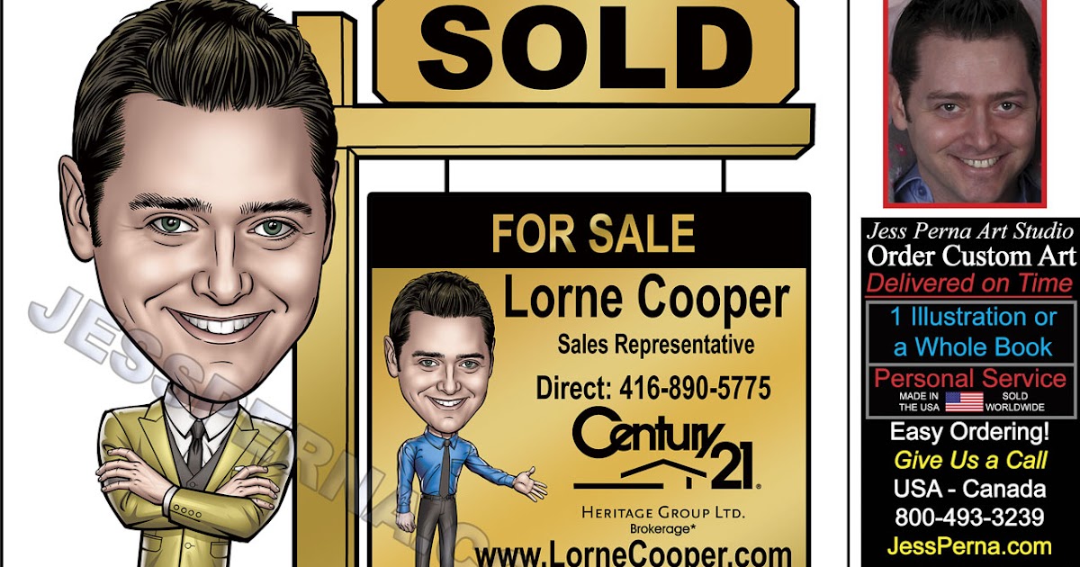 How to Order Ad Cartoons and Caricatures: House and Yard Signs