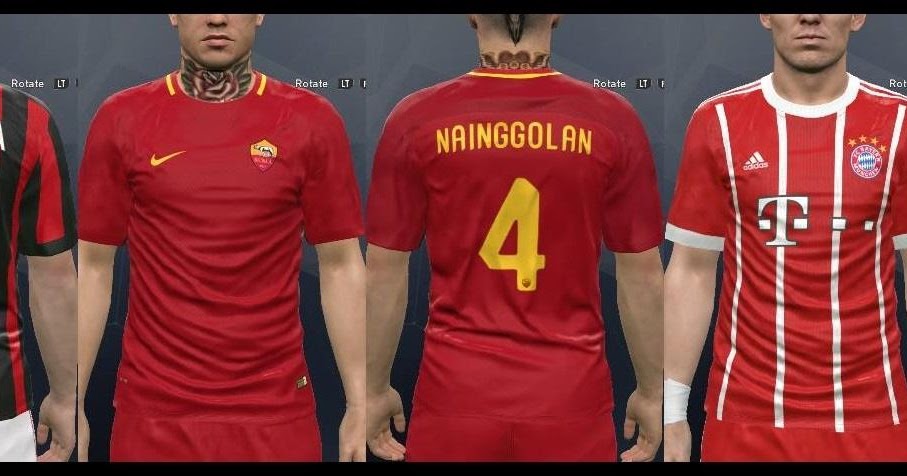 ultigamerz: PES 2017 Kit Pack Update 2017-18 (Fonts & Numbers Fix)