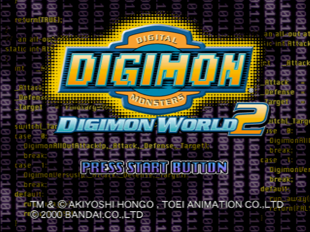 Digimon World 2 (ePSX)