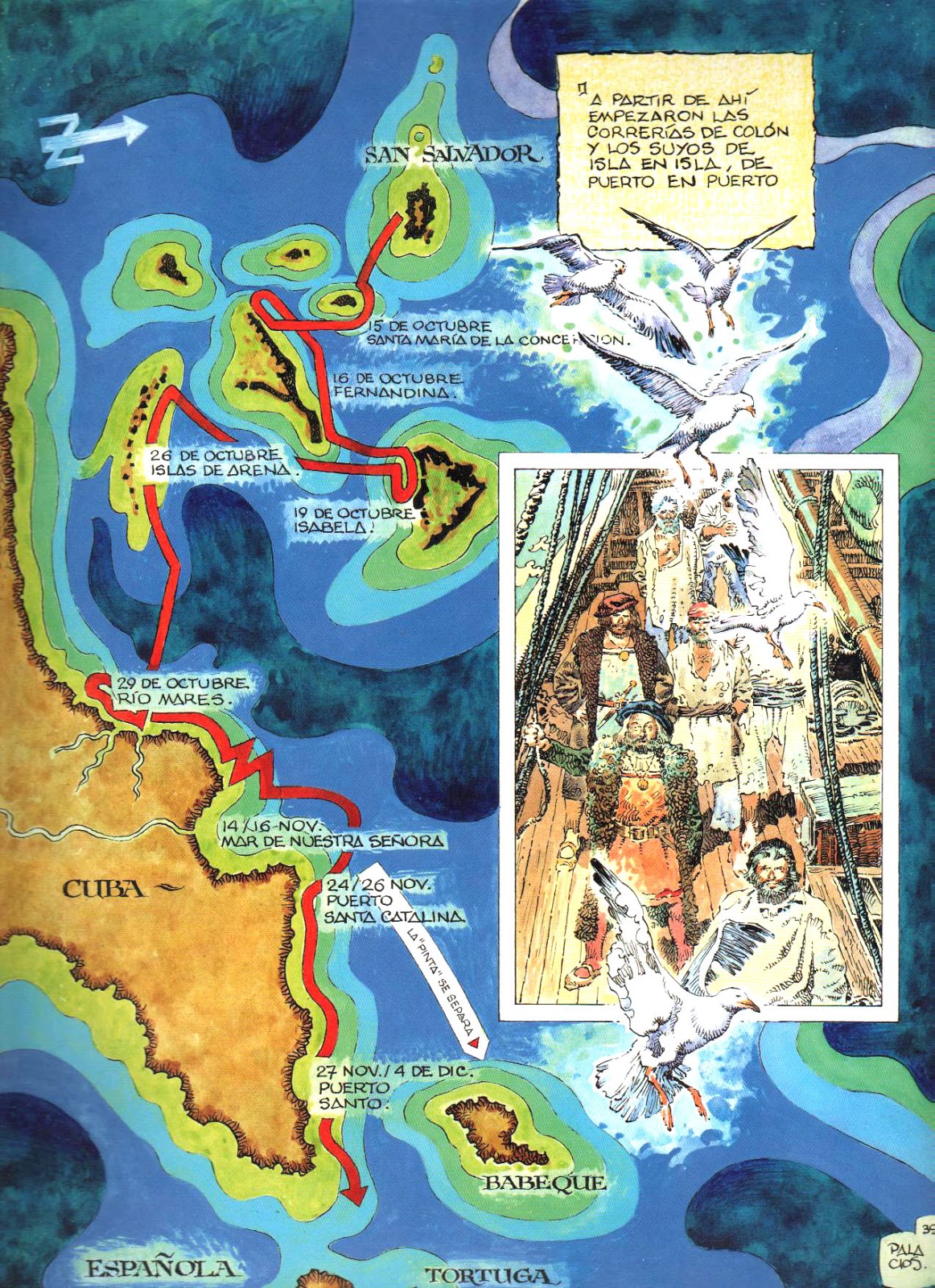 Los comics de Machete: El primer viaje de Colón