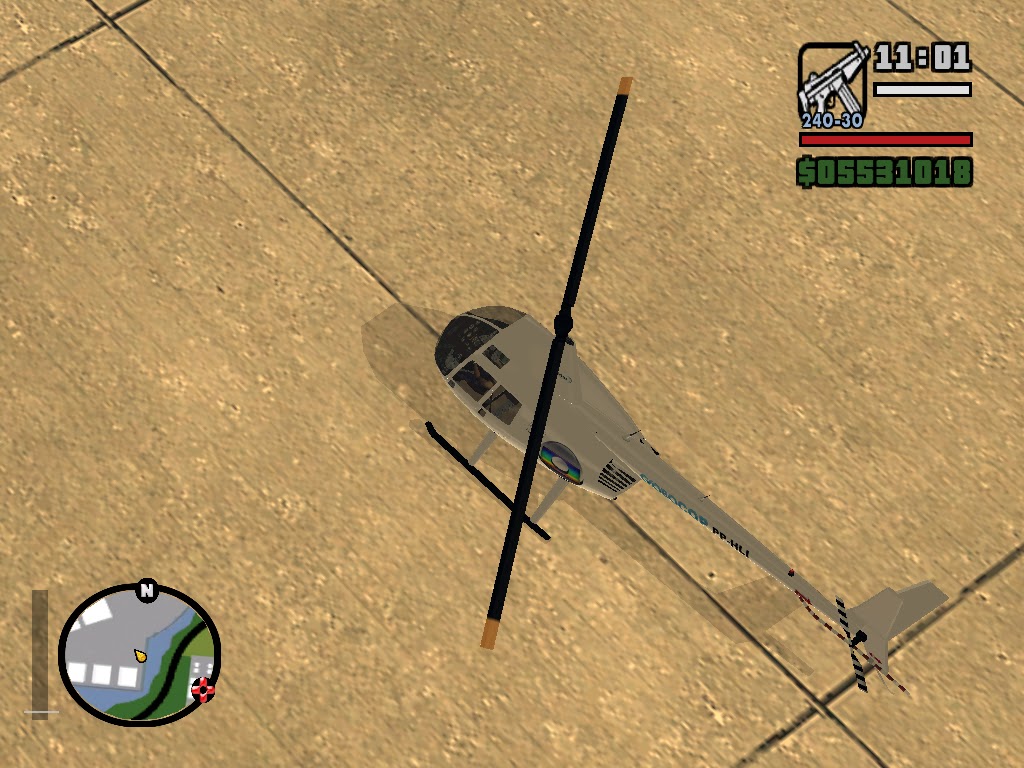 Helicoptero RXLIV Raven II Globocop - GTA San Andreas Os Melhores Mods ...