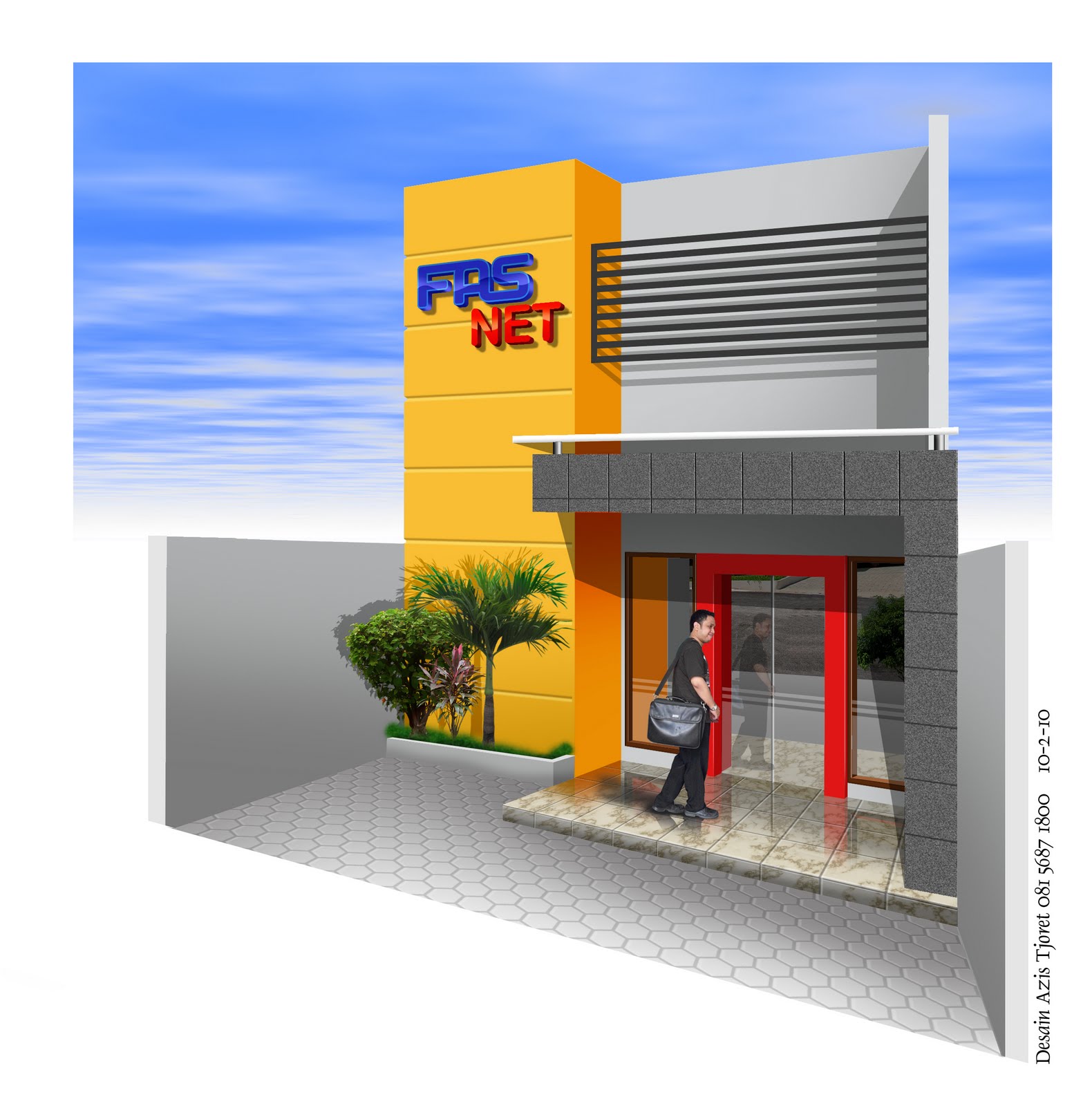 Desain Eksterior Warnet dan game Center | WarnetBiz