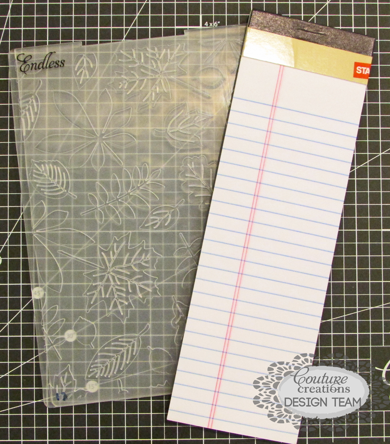 Joy Notepad by Gloria Stengel - Couture Creations