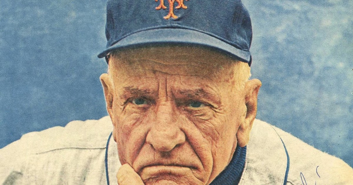 Remembering Mets History: (1962) Casey Stengel Lightens the Mood With A ...