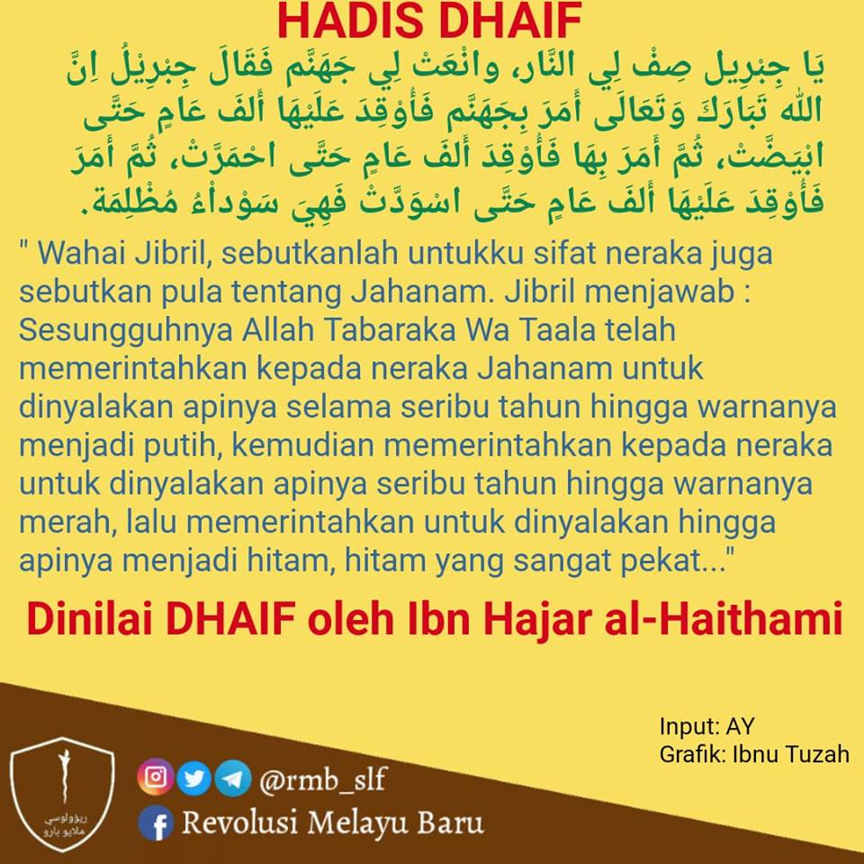 Kompilasi Infografik Hadis Palsu Dan Dhaif 2015-2018
