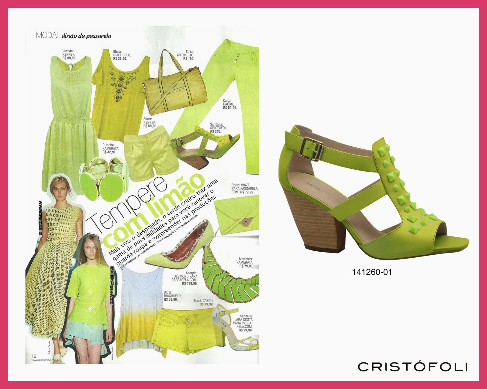 Clipping Bella Noiva e Moda Moldes - Cristófoli