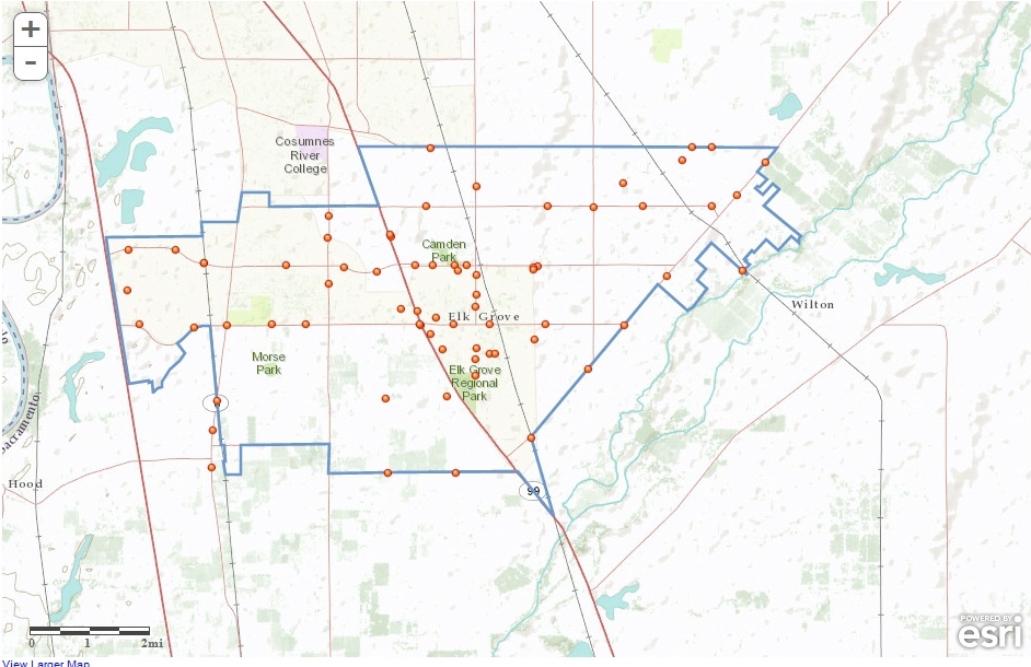 Interwest GIS: Benchmark Map using ArcGIS Online