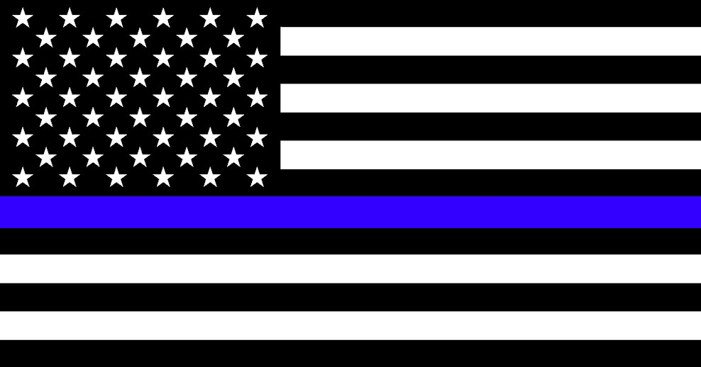 The Voice of Vexillology, Flags & Heraldry: Thin Blue Line Fallen ...