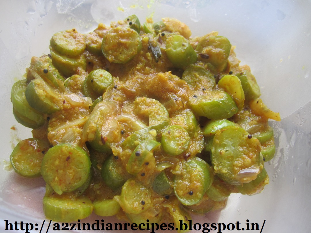 @ Best Maharashtrian Recipes : Tondli / Tendil Masala Bhaji