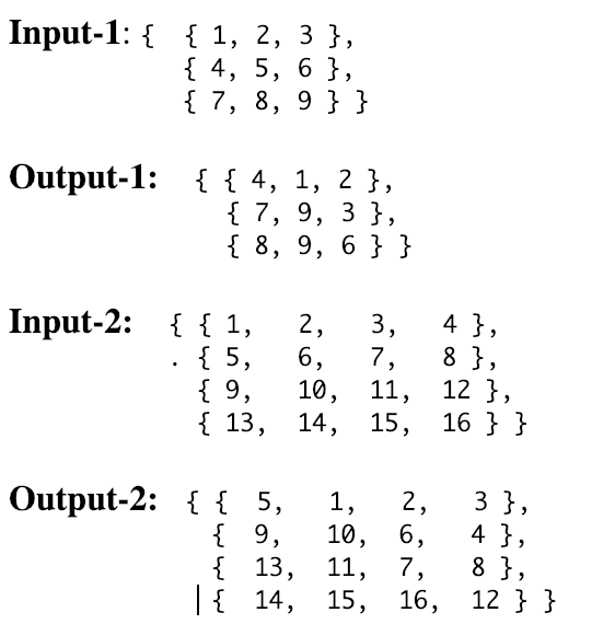 Rotate Matrix By Clockwise Java Discover