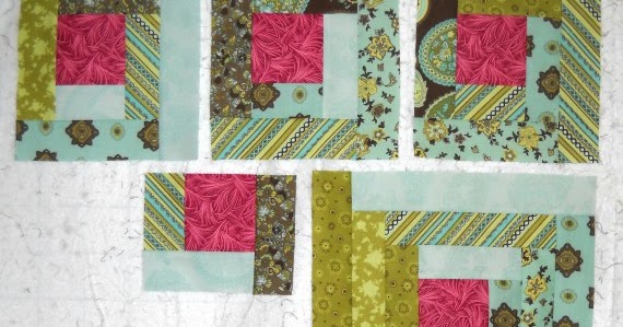 Curlicue Creations: Log Cabin Progress