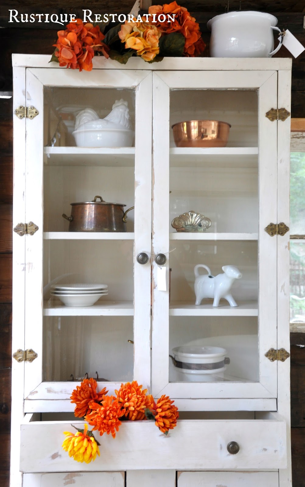 Rustique Restoration: Antique Primitive Hutch