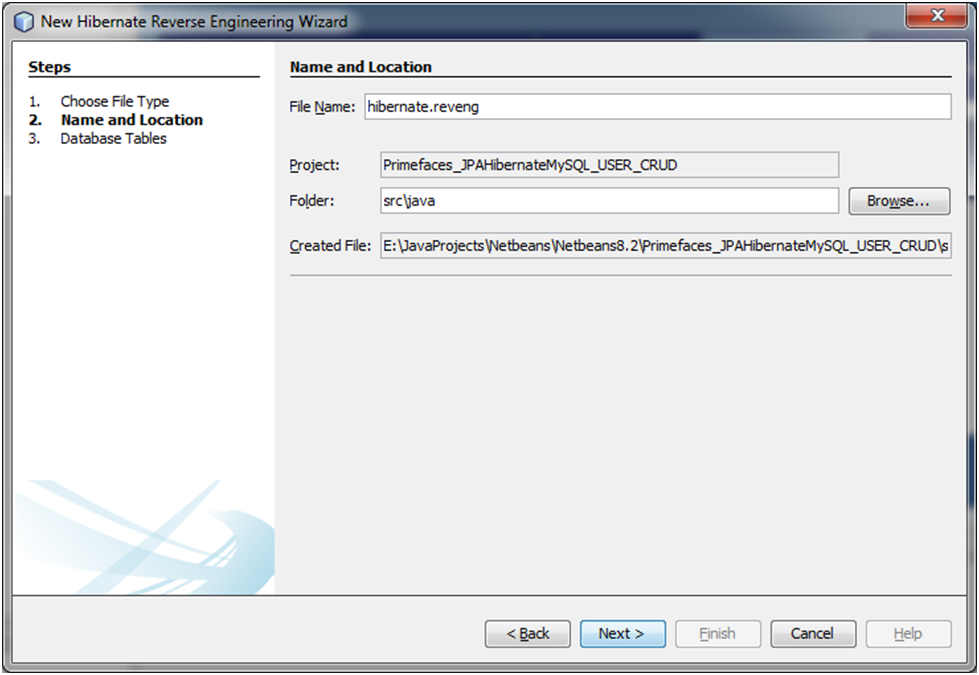 Javapassion Primefaces5jpa Hibernate 5 Crud Using Netbeans802 And Mysql Database Server