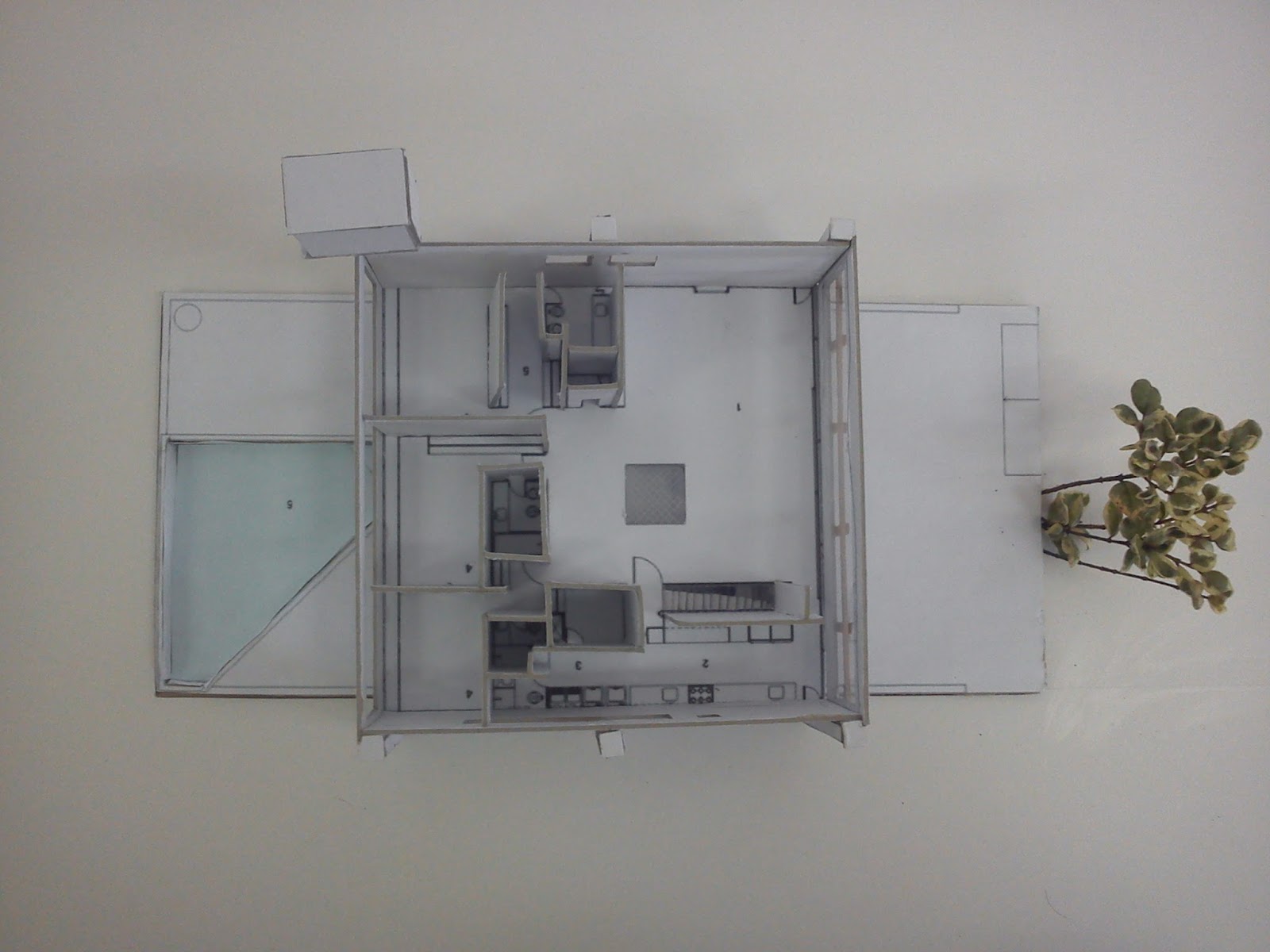 Proyecto 1 "Hombre Arquitectura y ciudad": Maqueta: Casa Gerassi ...