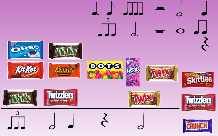 Music Room with a Mountain View: Candy Rhythms