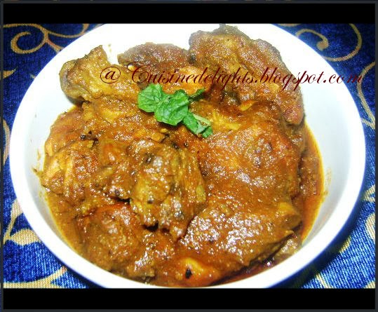 Bhut Jolokia Murg / Chicken with Assamese Chilli for CCC - Cuisine delights